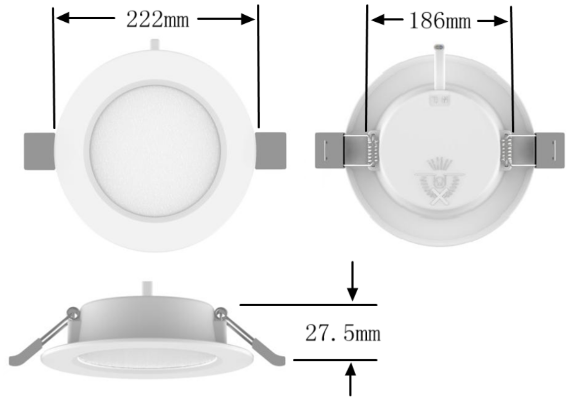 20W DOB LED PANEL LIGHT